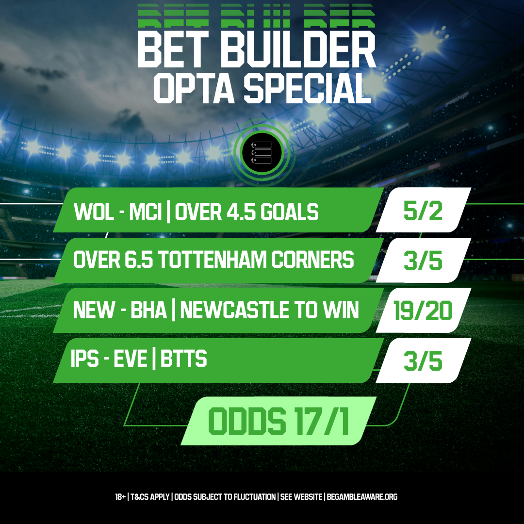 Opta Bet Builder | MD8: Brighton rocked on a huge weekend of action ...