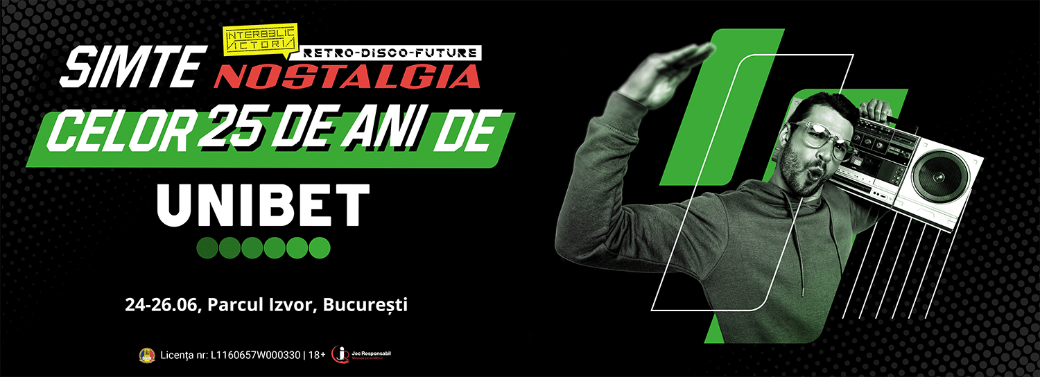 UNIBET 25 - NOSTALGIA - Unibet Blog | RO